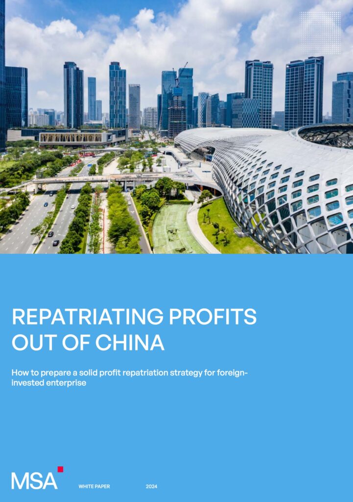 Profit Repatriation in China for 2025 [Process & Regulation]